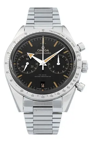 WATCHFINDER & CO. Omega Speedmaster '57 Bracelet Watch - Black