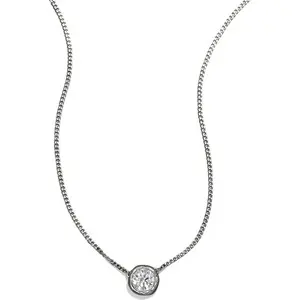 Alexis Bittar Asterale Solitaire Pendant Necklace - Silver