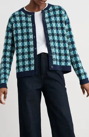 SEASALT CORNWALL Kensa Jacquard Cardigan