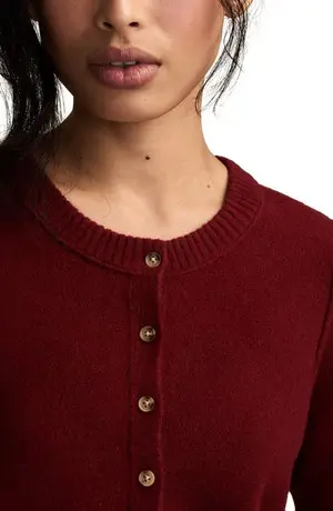 Lucky Brand Ribbed Cloud Soft Cardigan