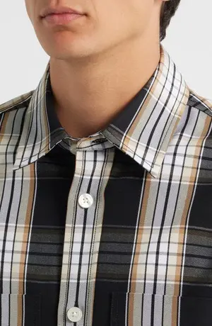 BOSS Owen Plaid Button-up Shirt
