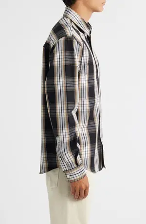 BOSS Owen Plaid Button-up Shirt