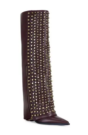 Azalea Wang Studded Boots For Women