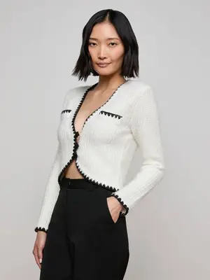 L'Agence Anaya Knit Cardigan