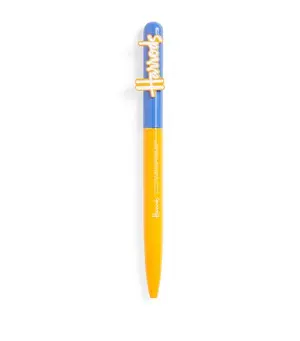 Harrods Logo Topper Ballpoint Pen - Orange
