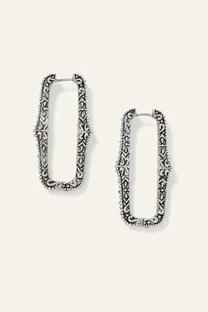 Ba&sh Doha Silver Earrings - Gray