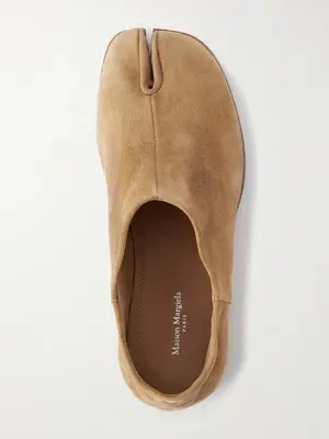 MAISON MARGIELA Tabi Split-toe Suede Loafers - Brown