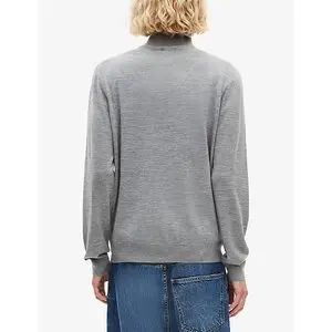 The Kooples Funnel-neck Wool Sweatshirt