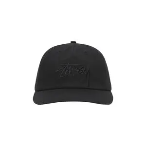 StÜssy Mid-depth Big Stock Cap - Black