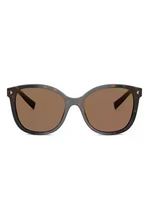 Prada Round Frame Sunglasses - Green