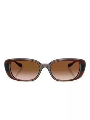 Versace Medusa Embellished Sunglasses - Brown