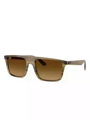 Ray-ban Striped Square-frame Sunglasses