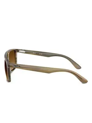 Ray-ban Striped Square-frame Sunglasses
