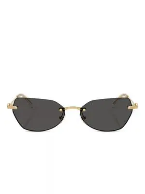 SWAROVSKI Crystal-embellished Cat-eye Sunglasses - Gold