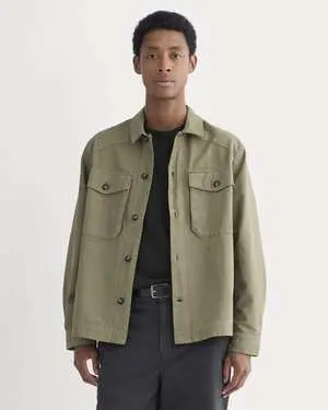 Everlane Utility Shirt Jacket - Kalamata