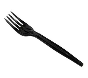 MIND READER Fork Refill For Cutdispbk-blk, Plas Tic Utensils