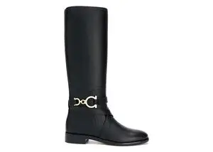 FERRAGAMO Gancini Horsebit Knee-high Boots