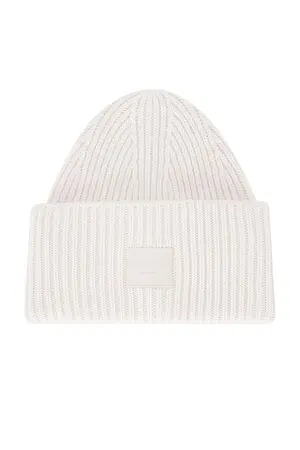Acne Studios Pansy Face Beanie - Light Grey