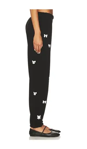 Lauren Moshi Puff Bow Sweatpants