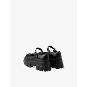 Prada Monolith Leather Loafers