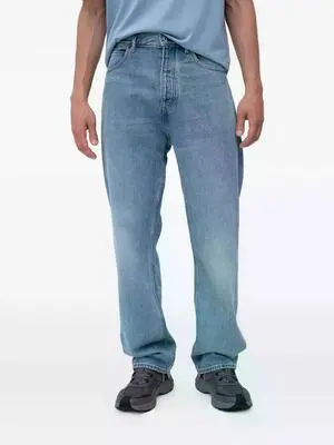 Hugo Light-wash Straight Leg Jeans - Blue