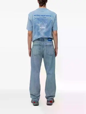 Hugo Light-wash Straight Leg Jeans