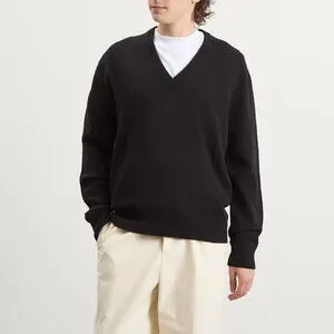 JIL SANDER Wool Cashmere V-neck Jumper