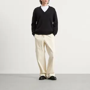 JIL SANDER Wool Cashmere V-neck Jumper