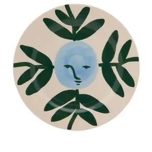 HAY X Emma Kohlmann La Pittura Plate - Moon Face Vine