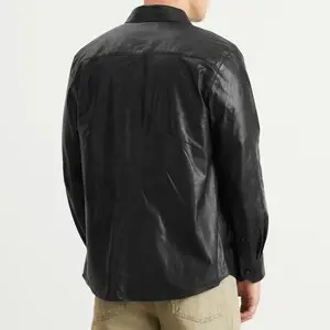 Amiri Lightweight Leather Overshirt