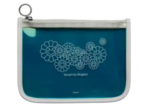 TAKASHI MURAKAMI Kaikai Kiki Flower Pouch Blue
