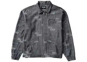 FULL SEND All Over Print Denim Work Jacket