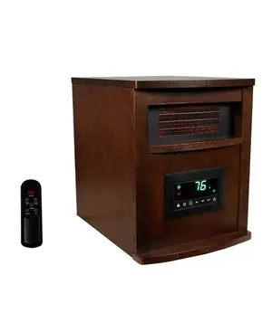 LIFESMART GLOBAL Lifesmart Lifepro 6 Element 1500w Electric Infrared Quartz Indoor Space Heater