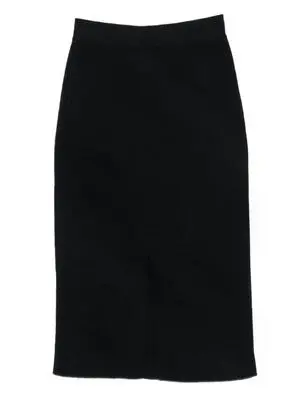 Soeur Pencil Wool Skirt