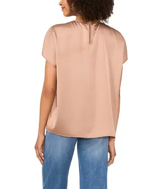 Vince Camuto Gathered Neck Top