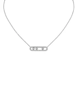 Messika Diamond Move Pavé 18k Necklace - White Gold