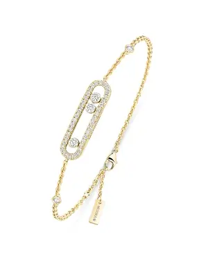 Messika Diamond Baby Move Pave Bracelet - Gold