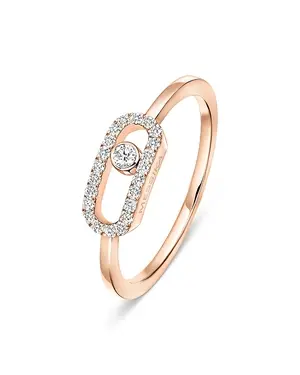 Messika Diamond And 18k Ring - Pink Gold