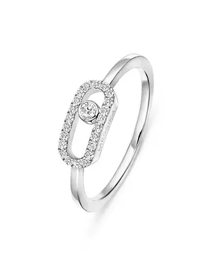Messika Diamond And 18k Ring - White Gold