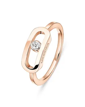 Messika Diamond Move Uno Ring - Pink Gold