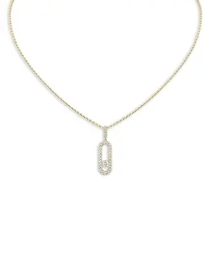 Messika Diamond And 18k Gold Necklace - Yellow Gold