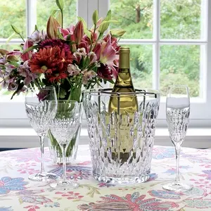 WILLIAM YEOWARD CRYSTAL Merle Champagne Bucket With Bottle Holder