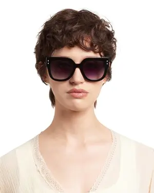 Isabel Marant Square Frame Sunglasses, 53mm