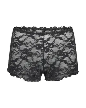 SKIMS Stretch Floral Lace Camisole Set - Soot