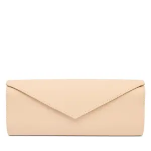 RAPPORT LONDON Victoria Leather Jewelry Roll - Light Beige