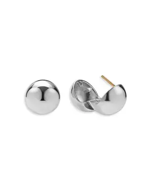 Lagos Sterling Caviar Bubbly Round Huggie Hoop Earrings
