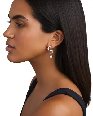Lagos Sterling Caviar Bubbly Beaded Drop Earrings - Silver