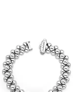 Lagos Sterling Caviar Bubbly Bead Cluster Bracelet