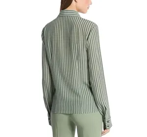 Michael Kors Striped Silk Shirt