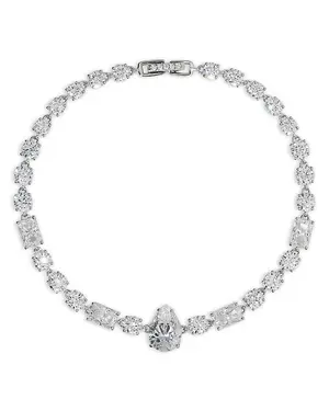 Nadri Everleigh Cubic Zirconia Flex Bracelet - Silver